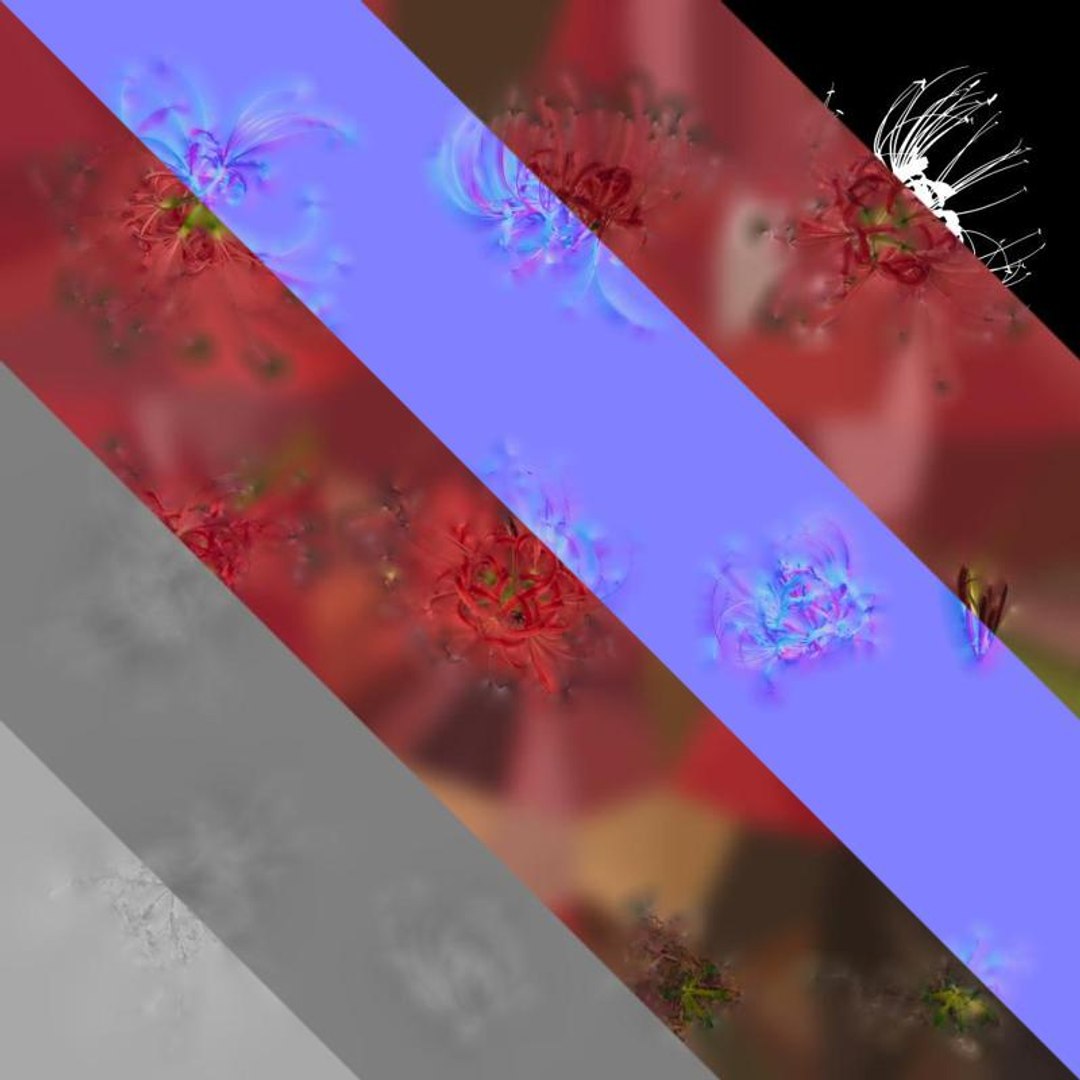 Anydrafts Lycoris Radiata Flower 03 Textures 3D Model - TurboSquid 2356520