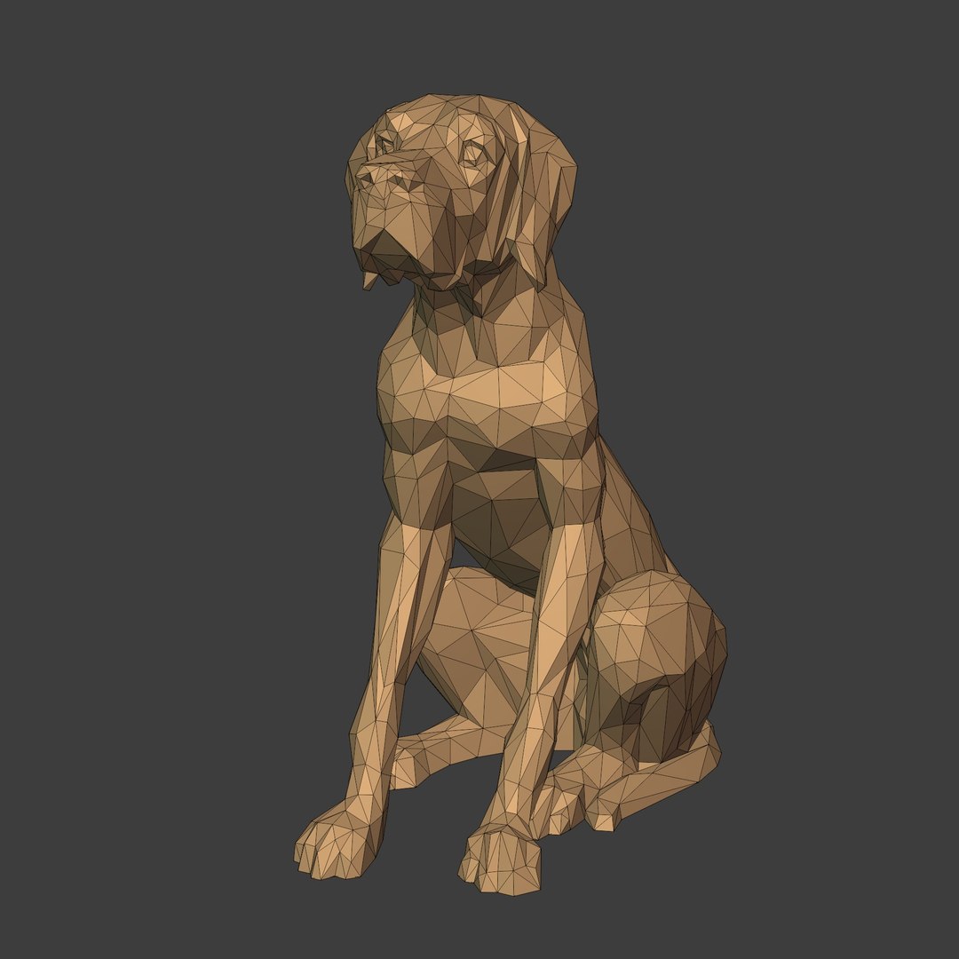 3D Dog Statue - TurboSquid 2254070