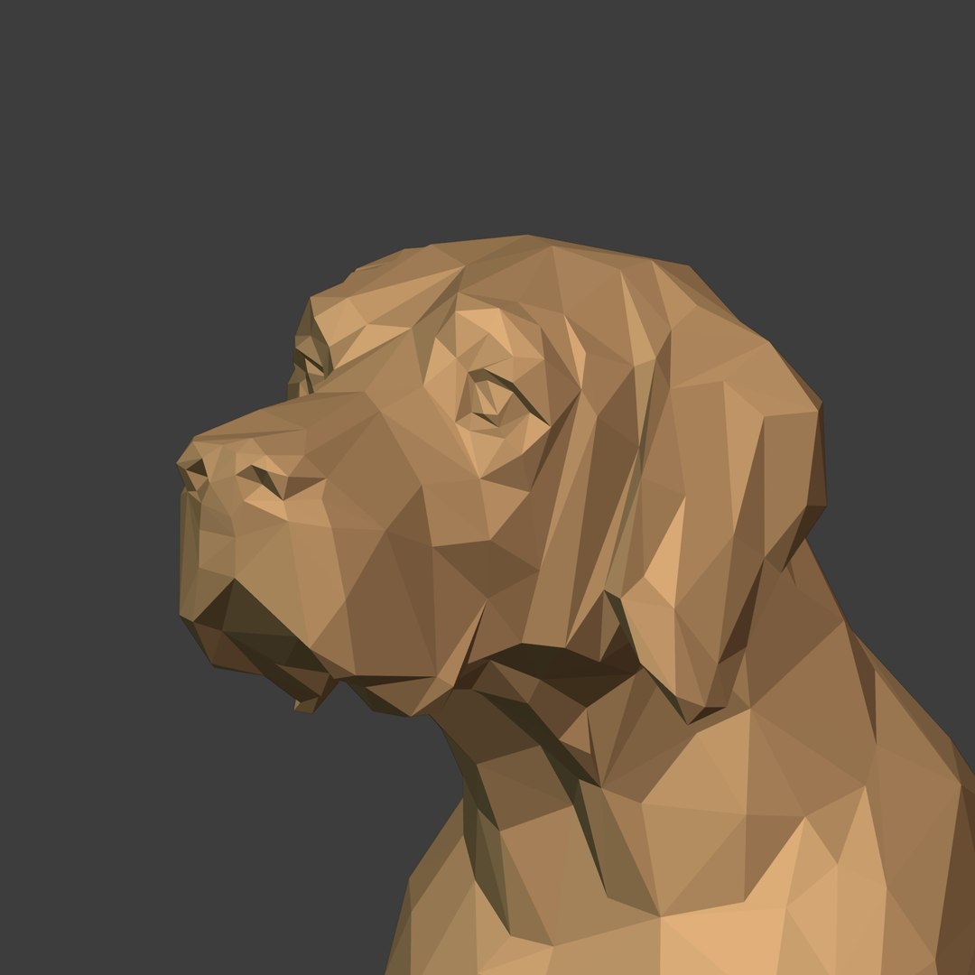 3D Dog Statue - TurboSquid 2254070