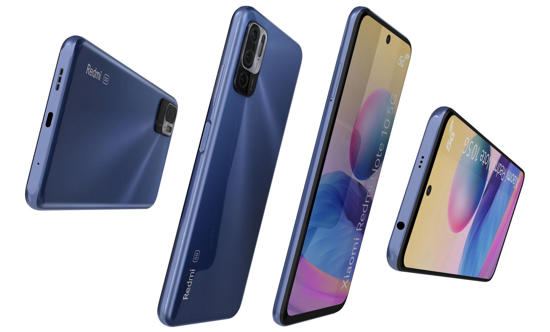 Xiaomi Redmi Note 10 5G Nighttime Blue 3D model - TurboSquid 1808124