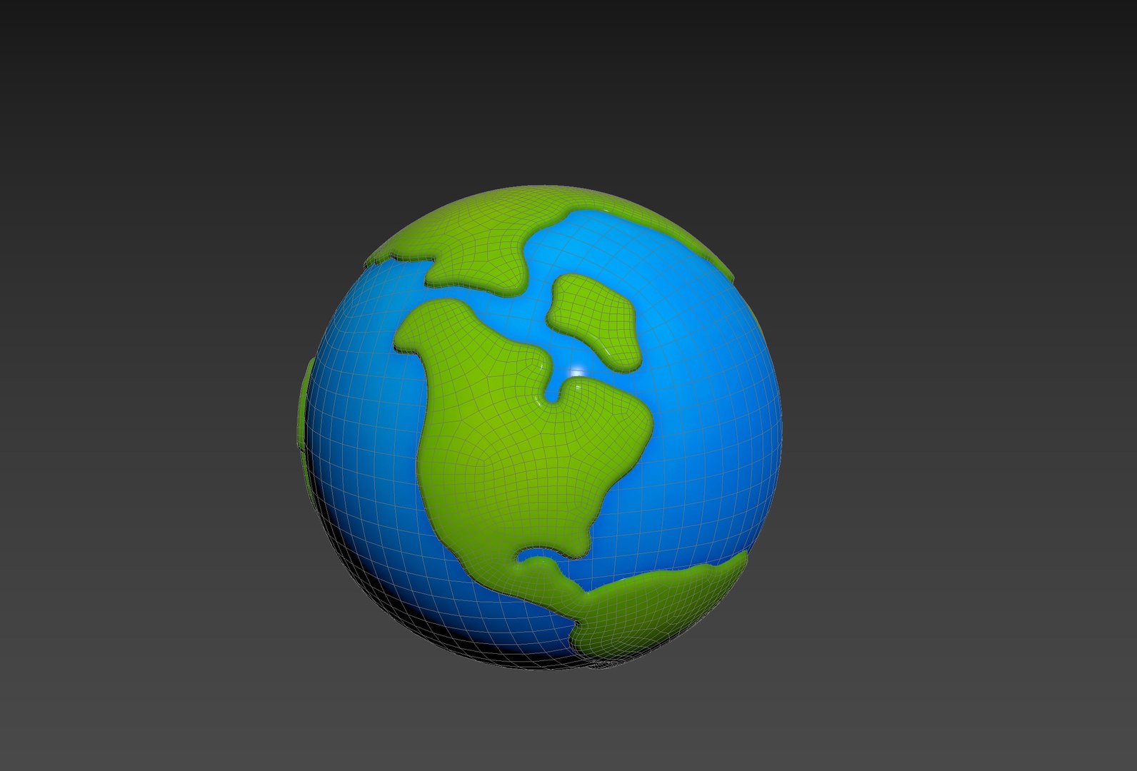 Cartoon Earth 3D - TurboSquid 2167604