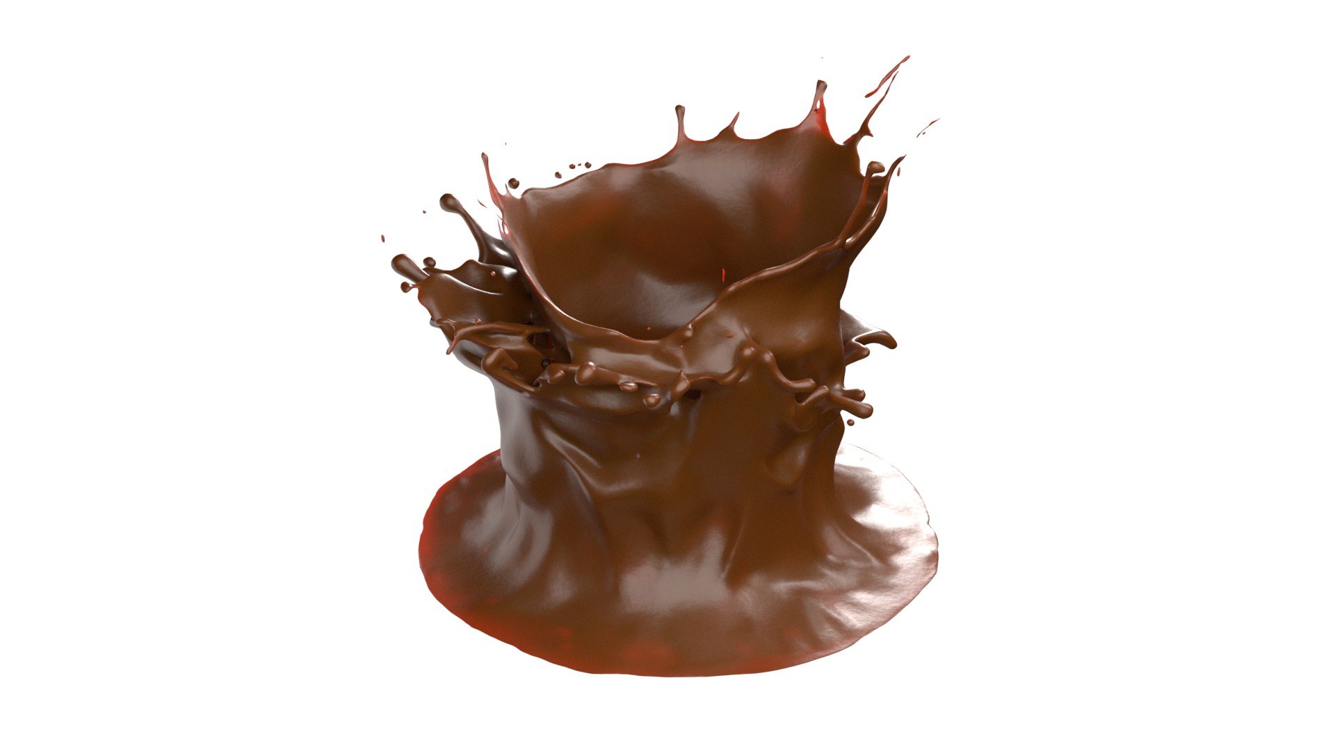 Free Chocolate Splash V28 Model - TurboSquid 2370714