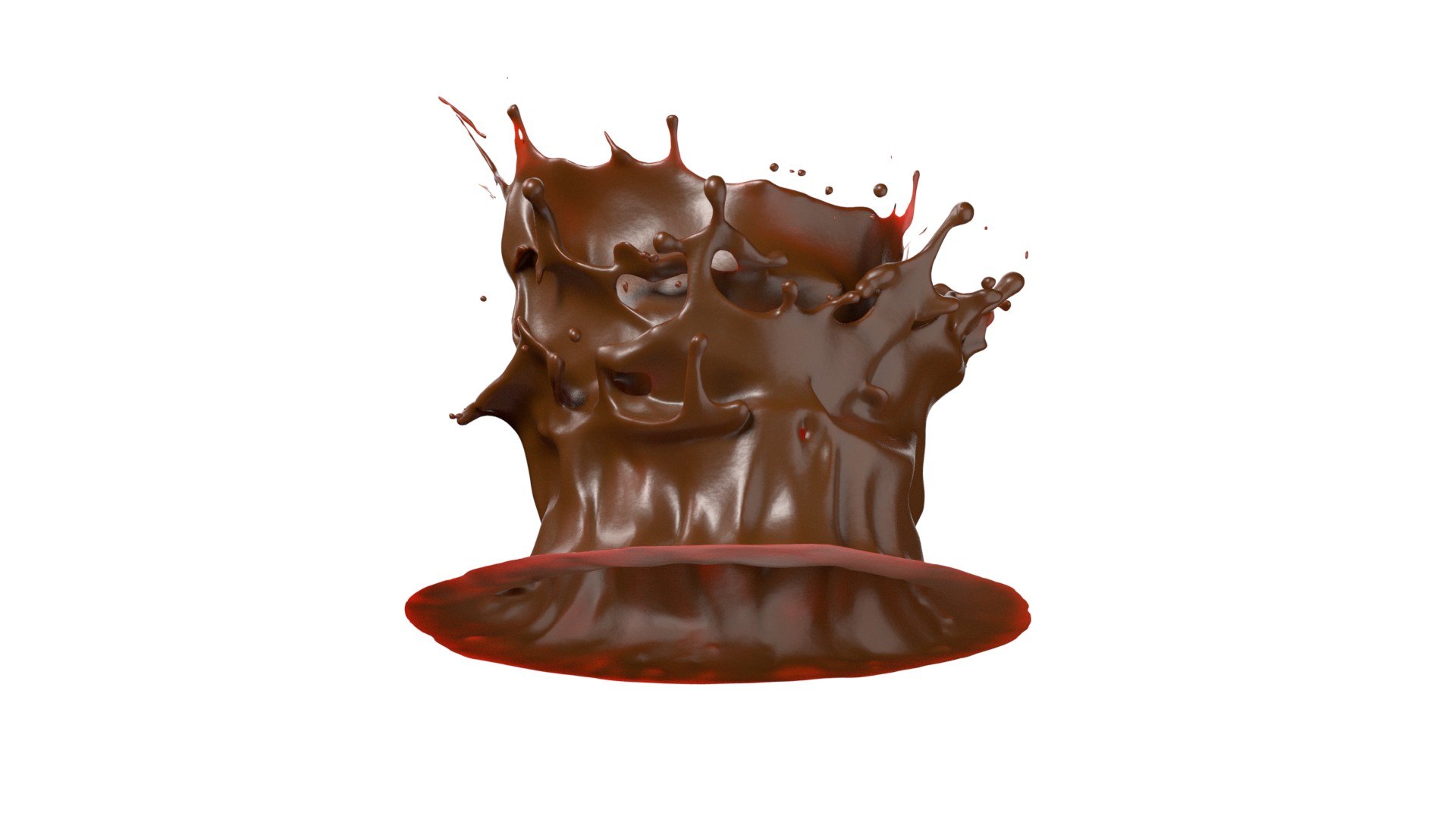 Free Chocolate Splash V28 Model - TurboSquid 2370714
