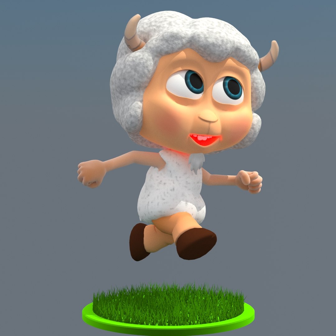 3d Fantasy Sheep