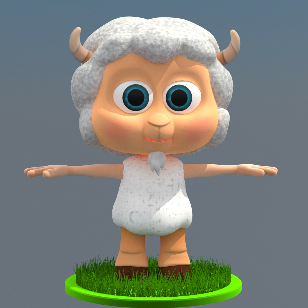 3d Fantasy Sheep