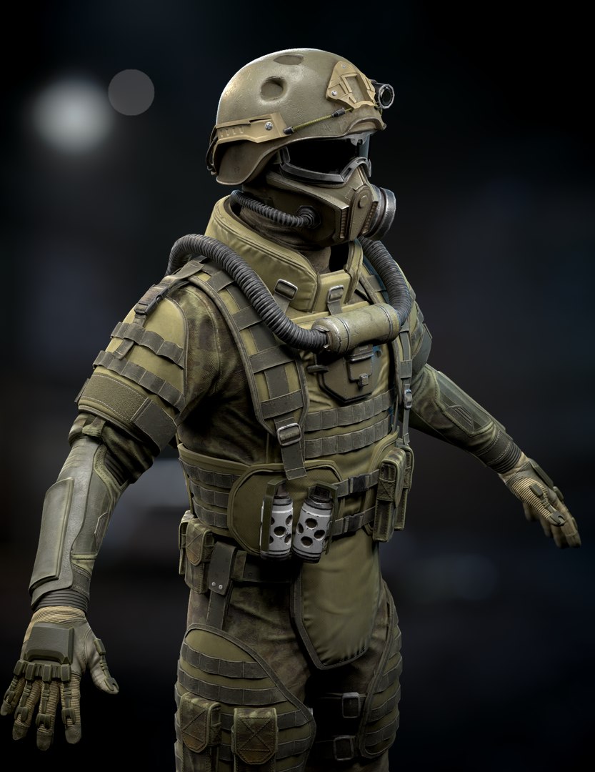 3D Modern Soldier Model - TurboSquid 2230054