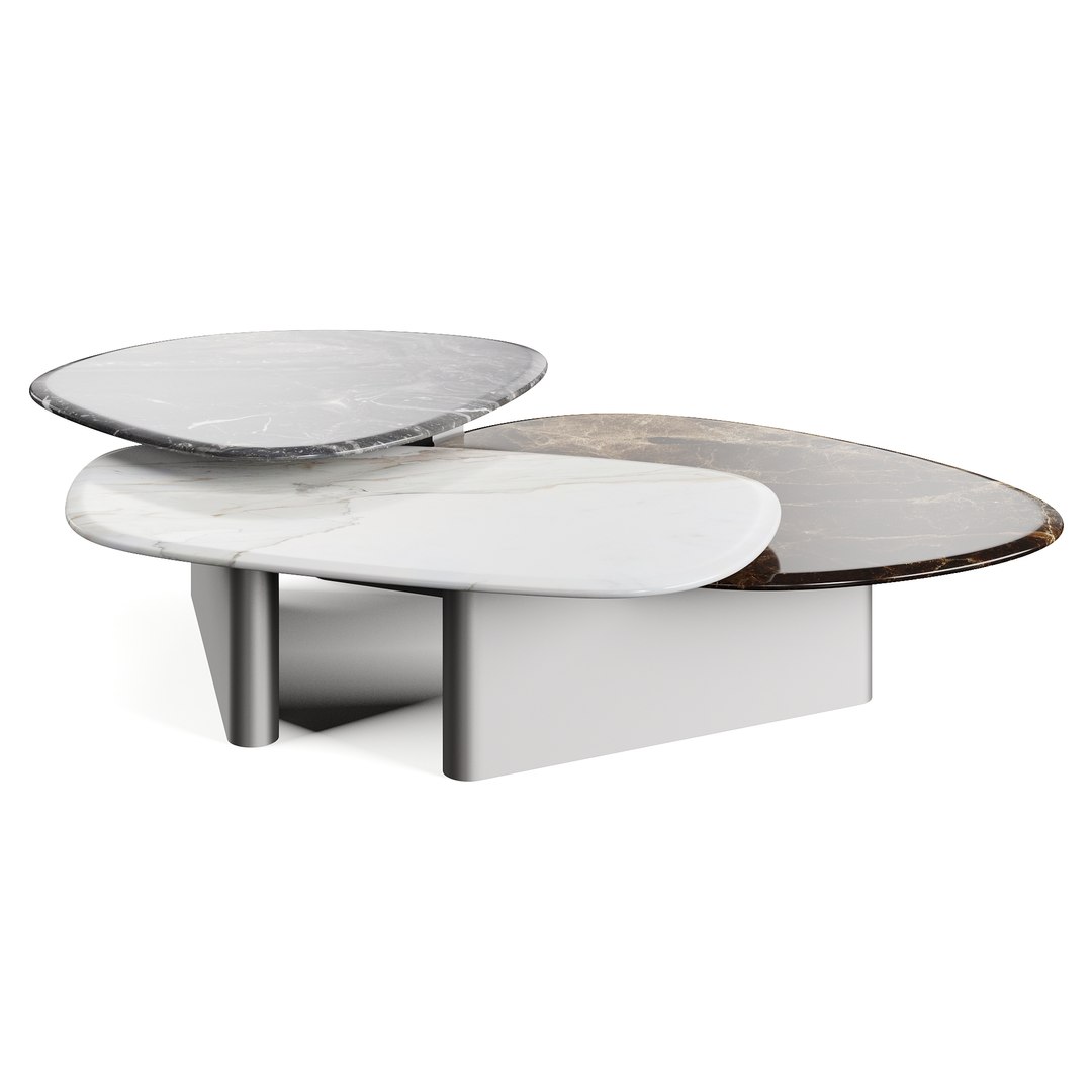 Porada CALLISTRO Mix Coffee Table Model - TurboSquid 2058484