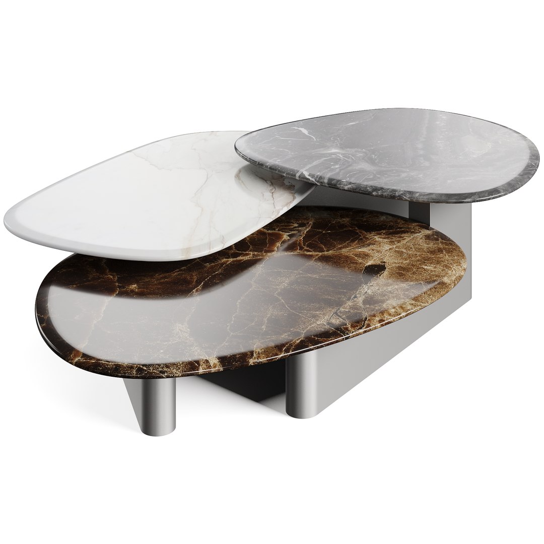 Porada CALLISTRO Mix Coffee Table Model - TurboSquid 2058484
