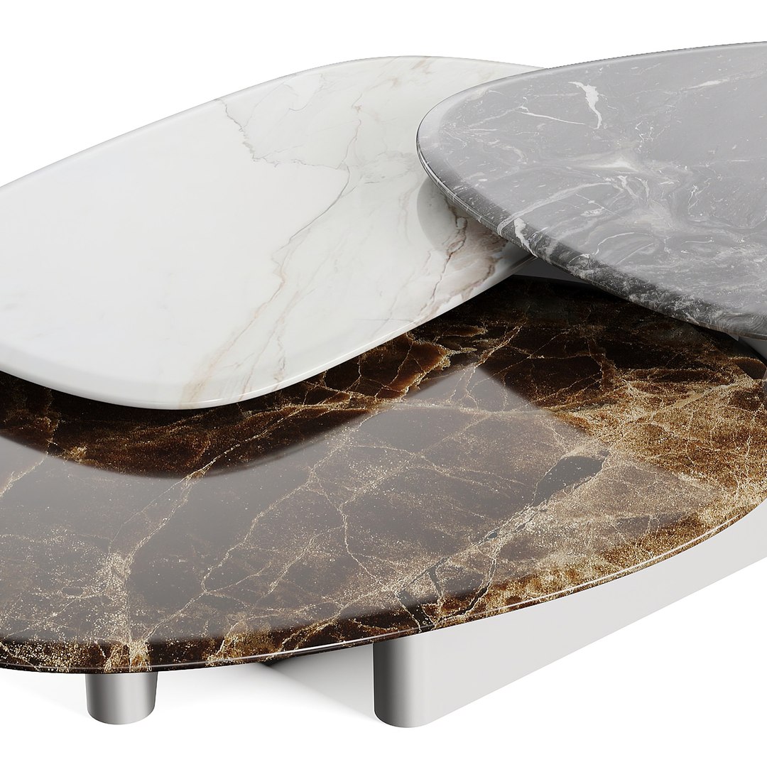Porada CALLISTRO Mix Coffee Table Model - TurboSquid 2058484