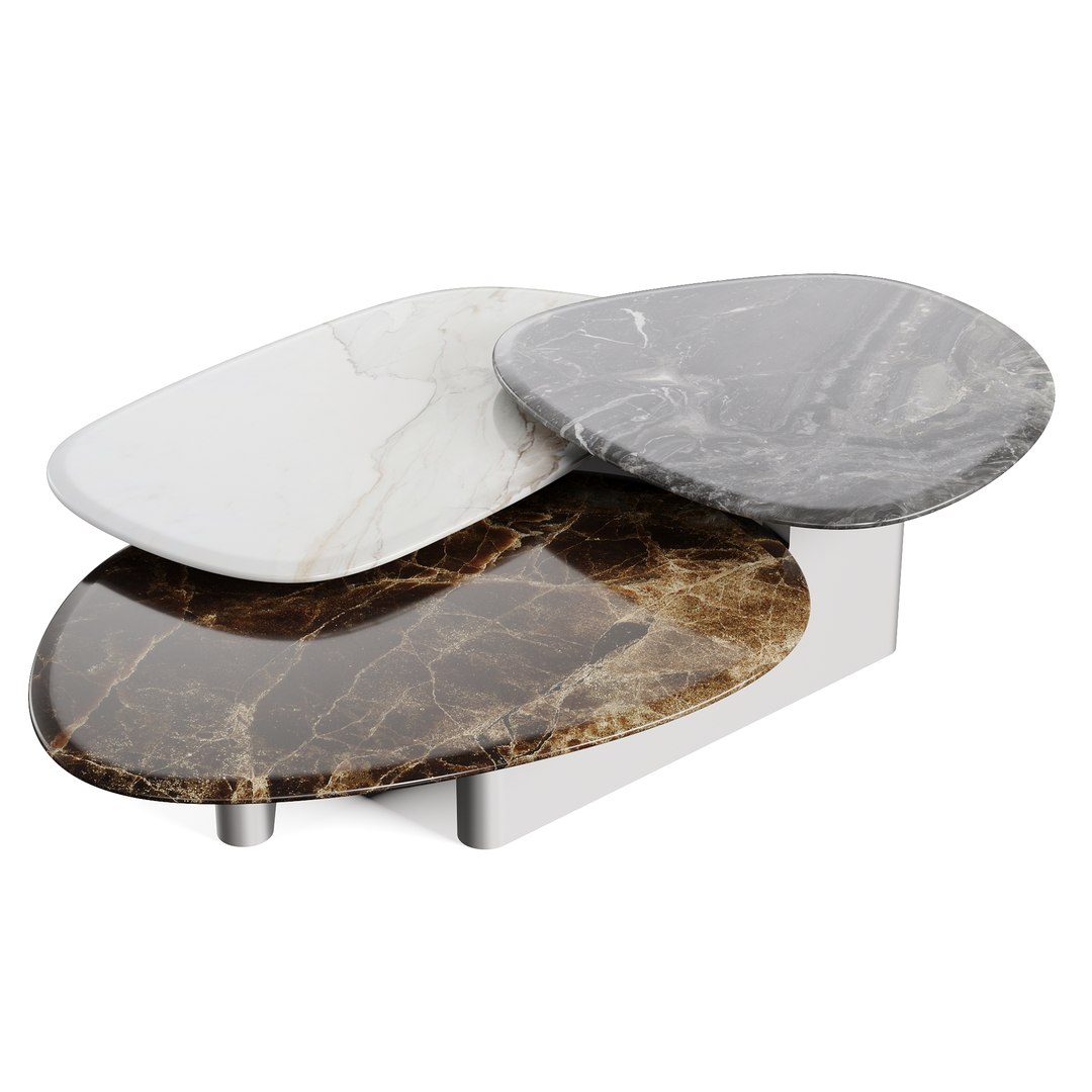 Porada CALLISTRO Mix Coffee Table Model - TurboSquid 2058484