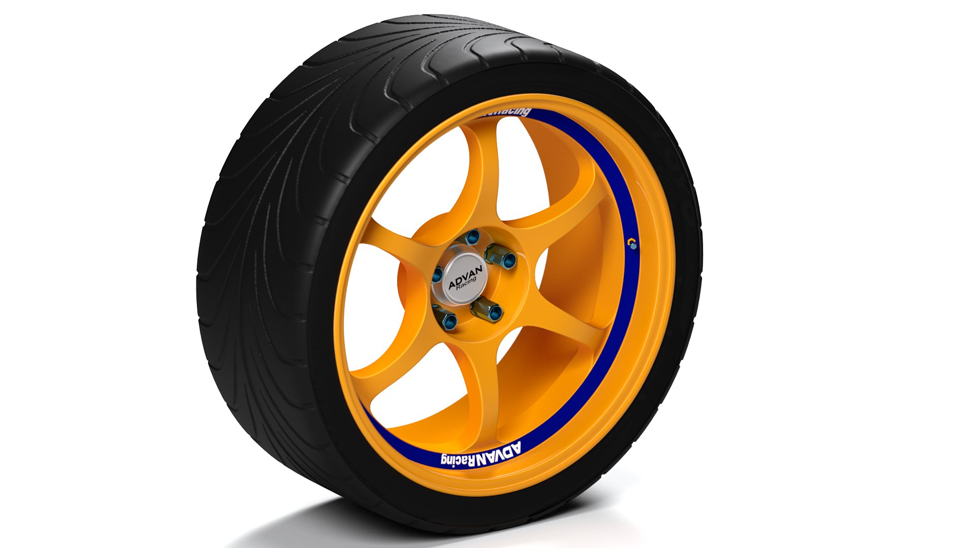 Advan Racing RG Alloy Wheels Model - TurboSquid 1729188