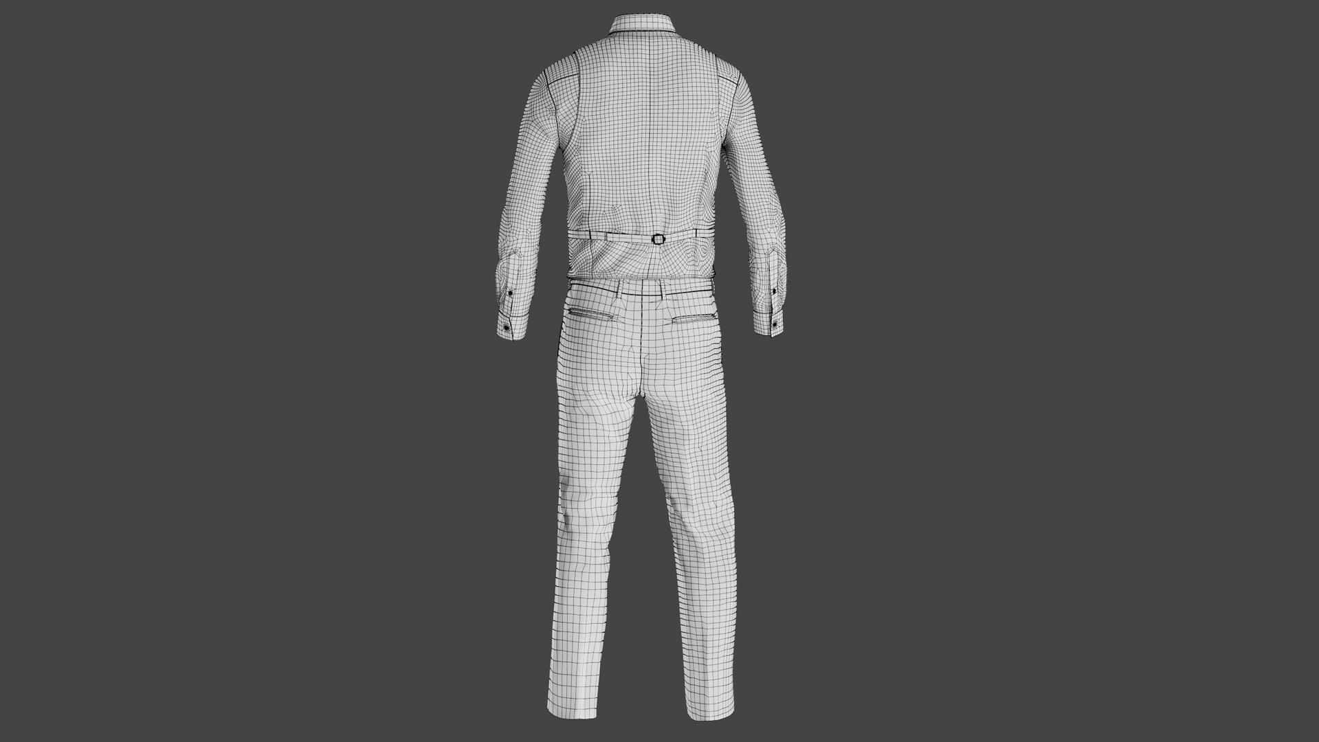 3D mesh men s pants - TurboSquid 1674285