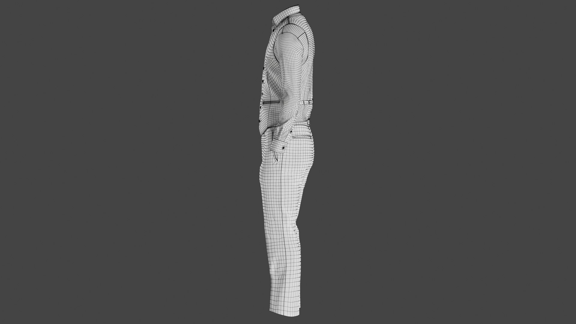 3D mesh men s pants - TurboSquid 1674285
