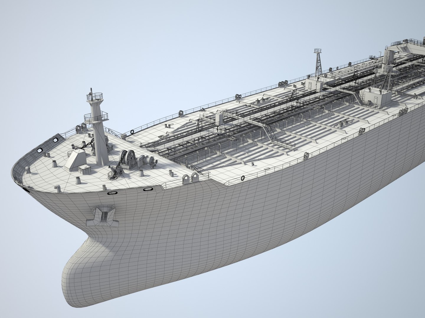 3d Ship Tanker L Model