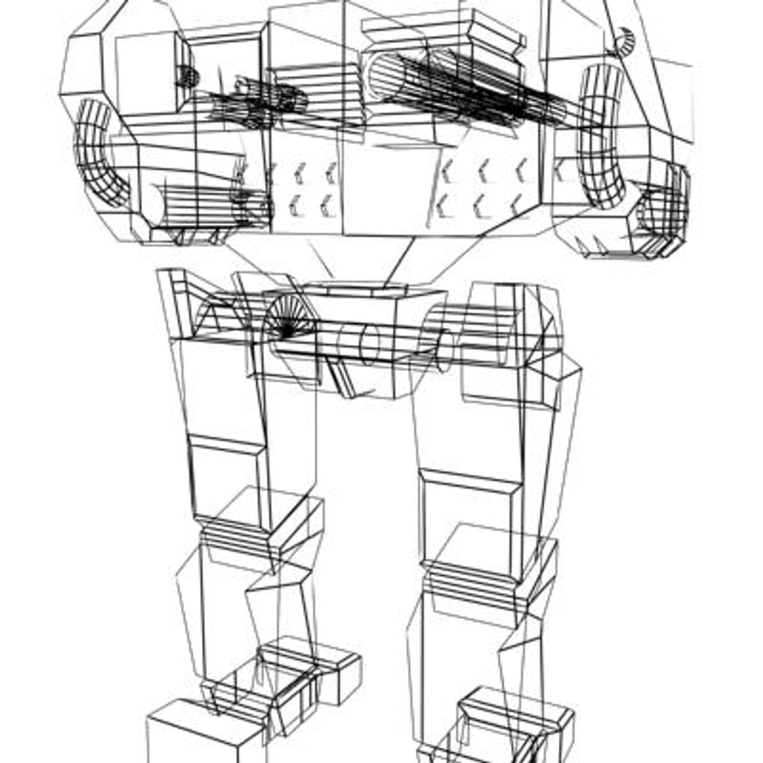 Free Mechwarrior Mech 3d Model