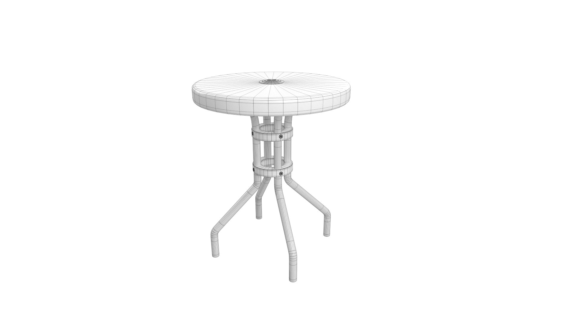 Round Table 01 3D Model - TurboSquid 2136013