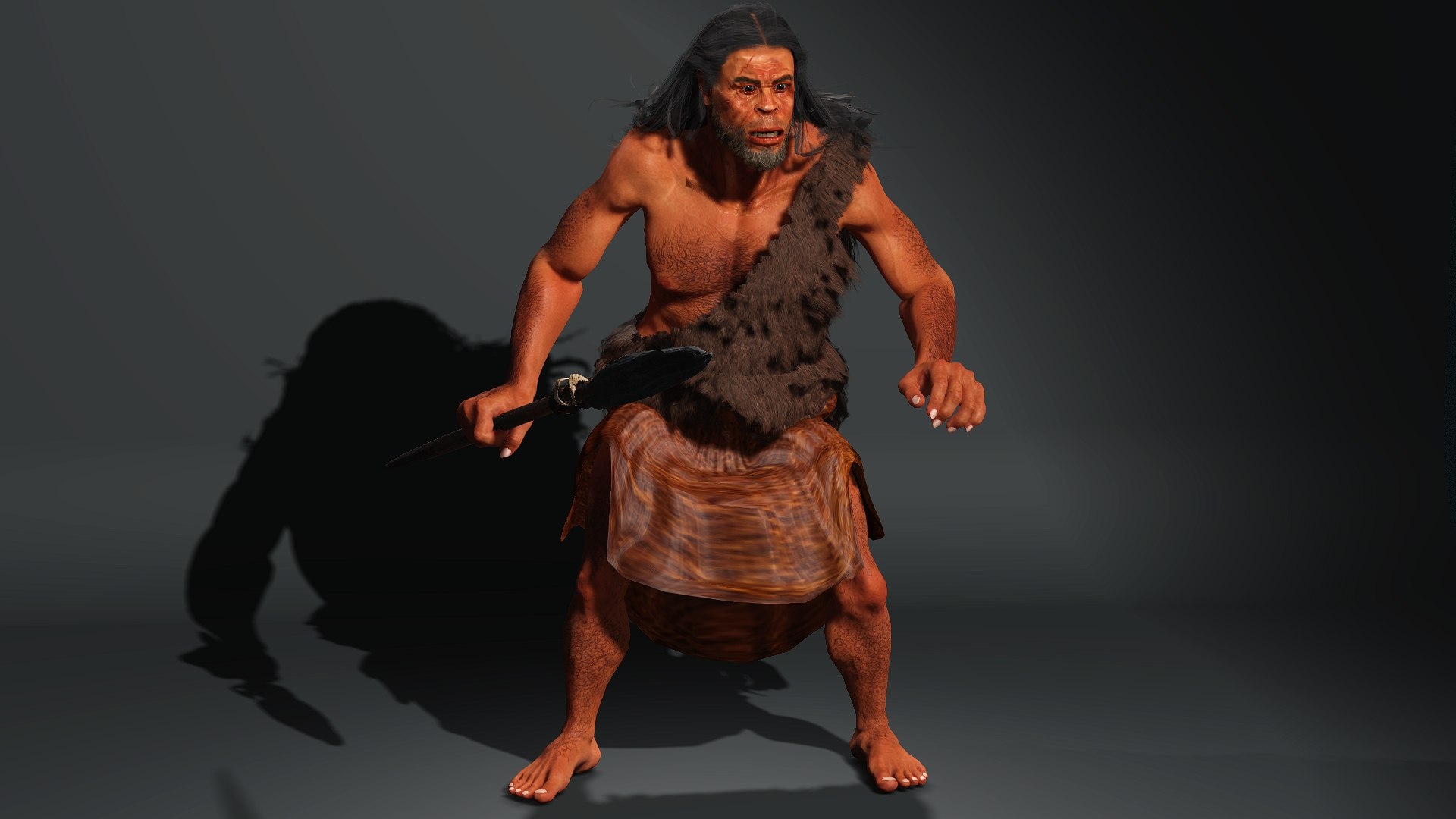 Cave Man Model - TurboSquid 2078622