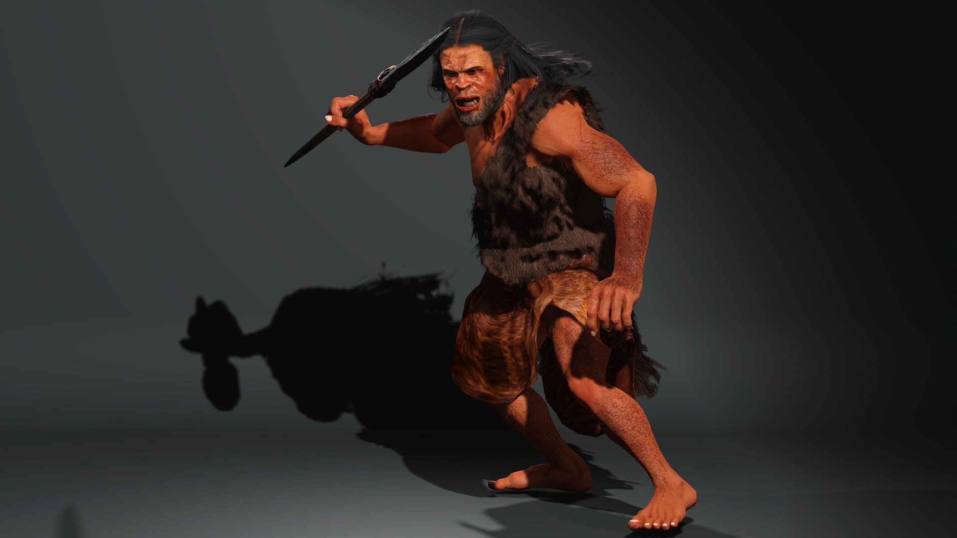 Cave Man Model - TurboSquid 2078622