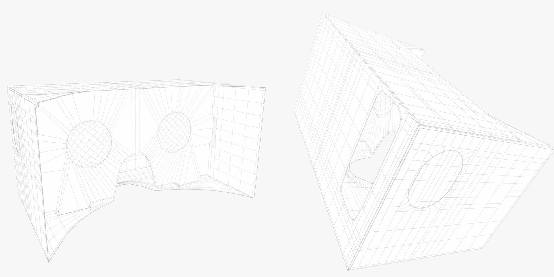 3D Model Cardboard Vr Ar Headset - TurboSquid 1955081