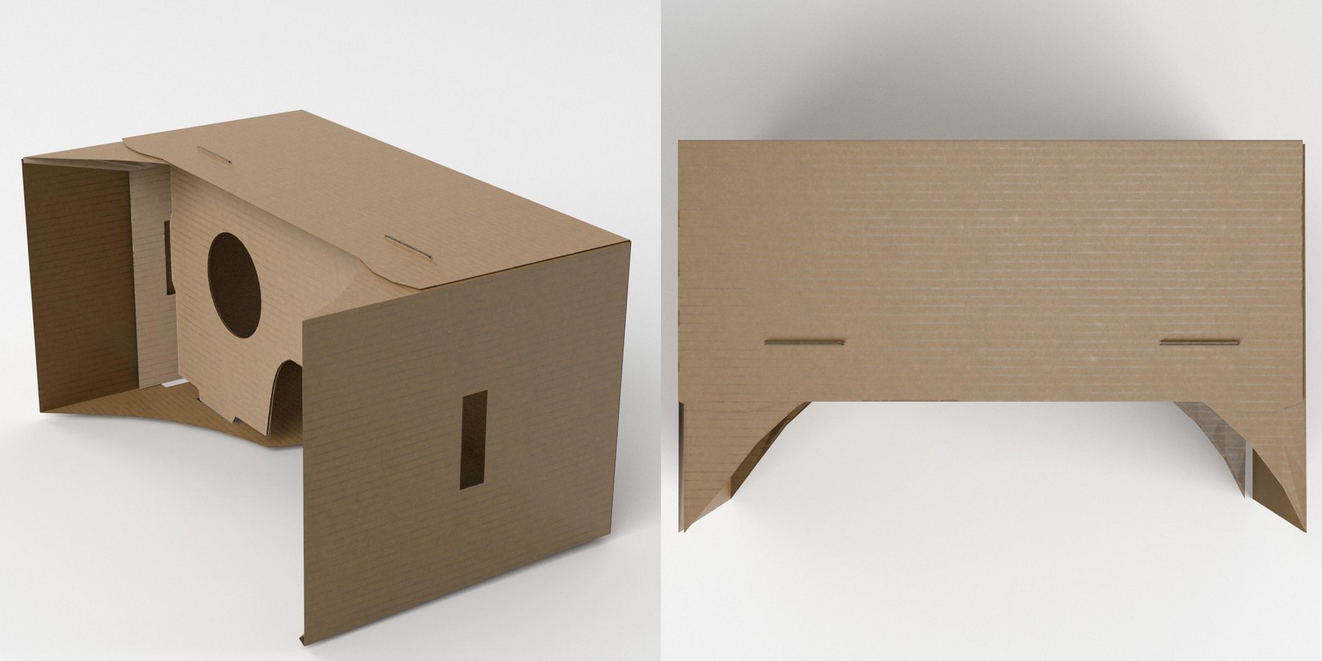 3D Model Cardboard Vr Ar Headset - TurboSquid 1955081