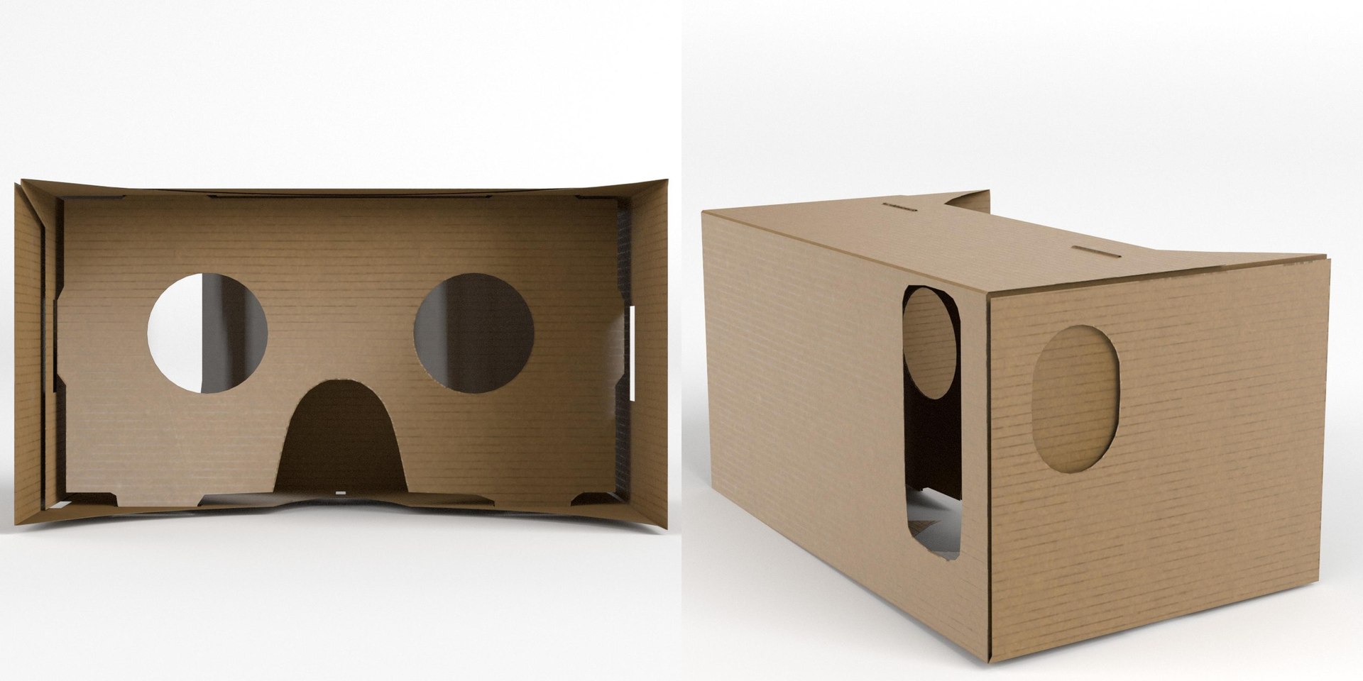 3D Model Cardboard Vr Ar Headset - TurboSquid 1955081