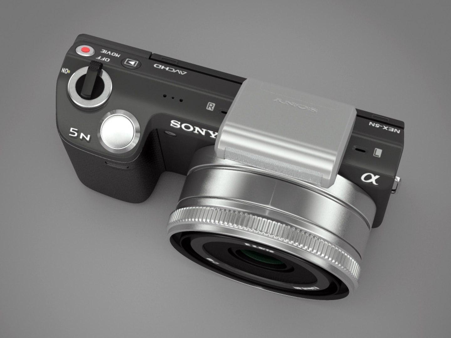 Sony Nex-5n Camera Lens 3d Model