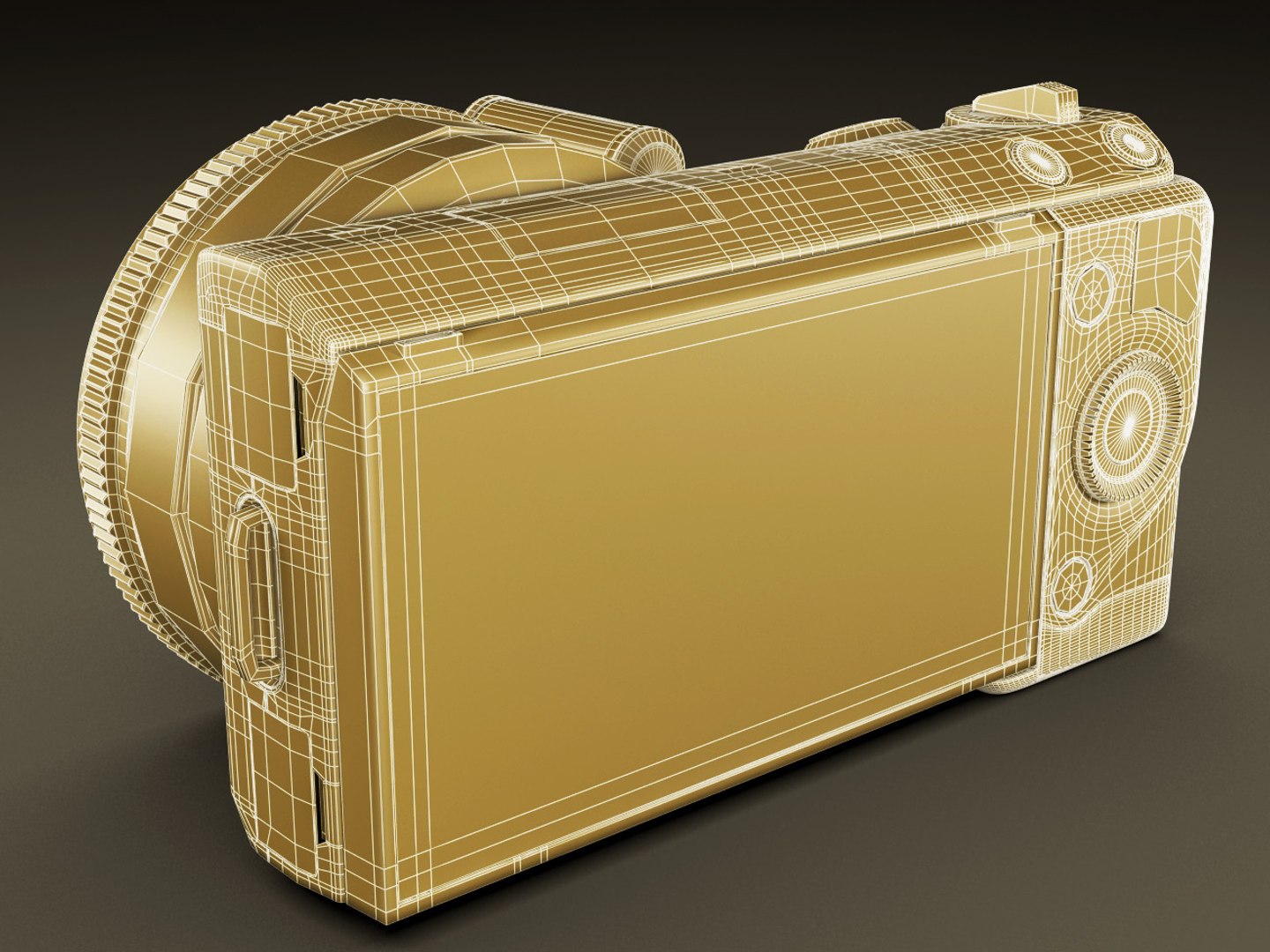 Sony Nex-5n Camera Lens 3d Model