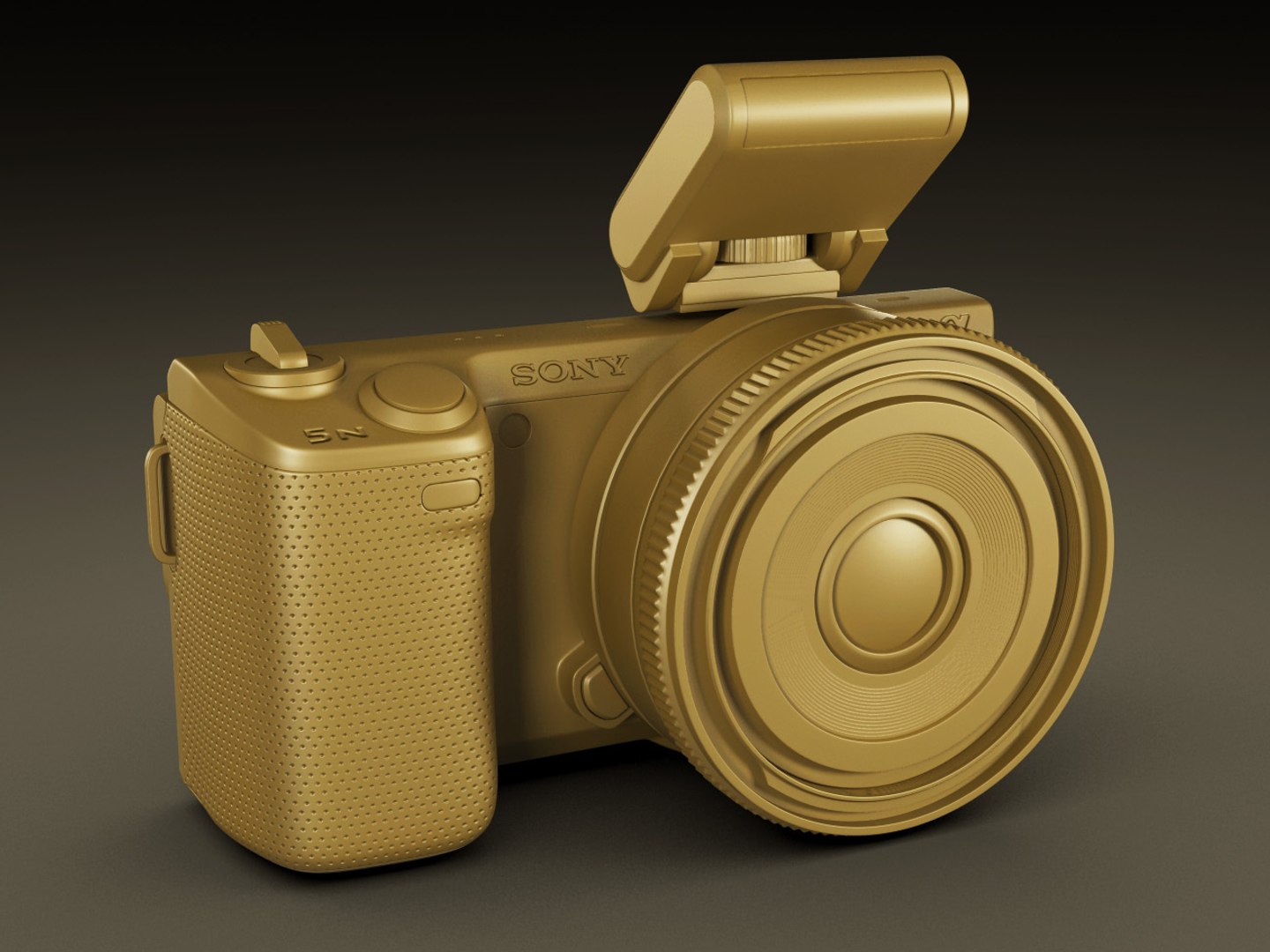 Sony Nex-5n Camera Lens 3d Model