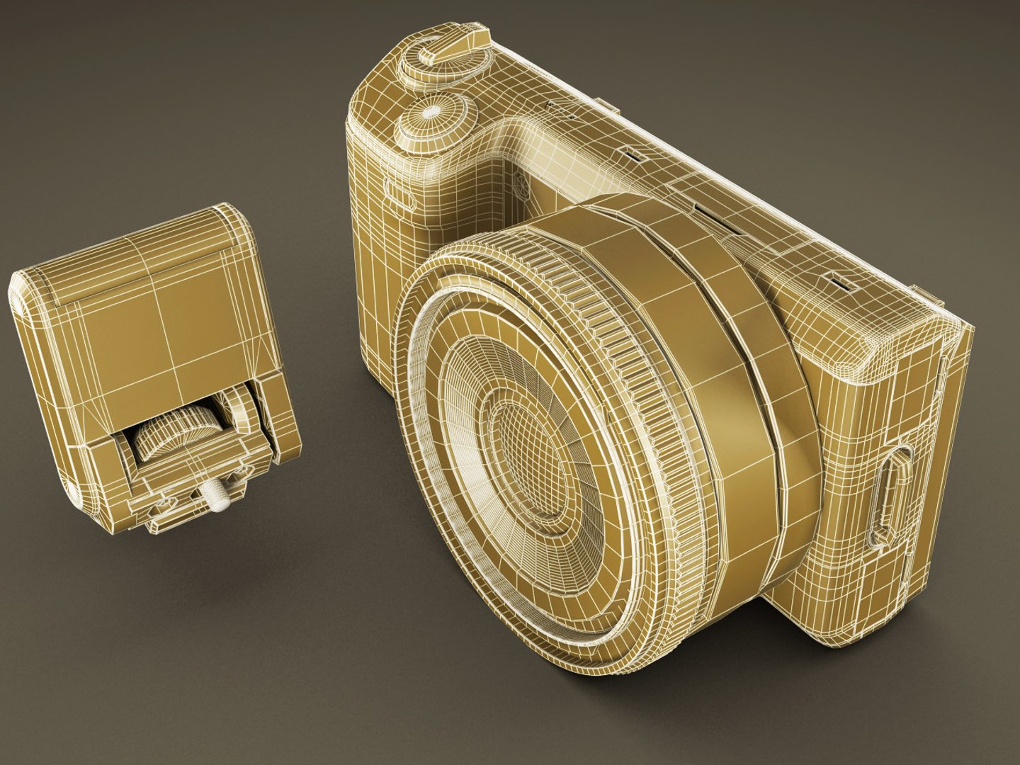 Sony Nex-5n Camera Lens 3d Model