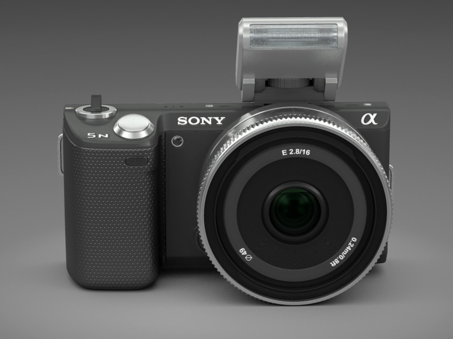 Sony Nex-5n Camera Lens 3d Model
