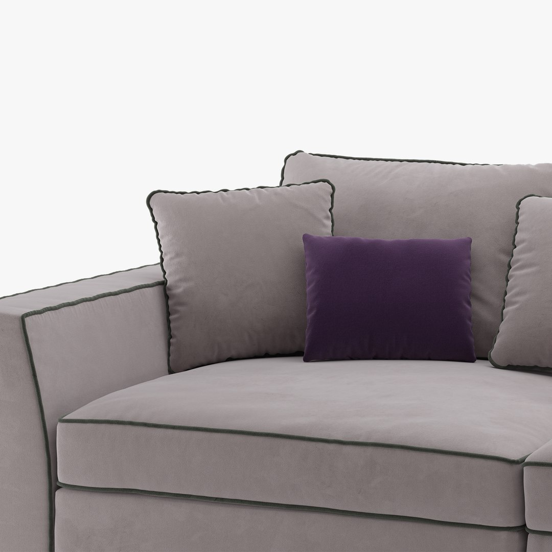 Flexform Armand Sofa 3D Model - TurboSquid 1473370