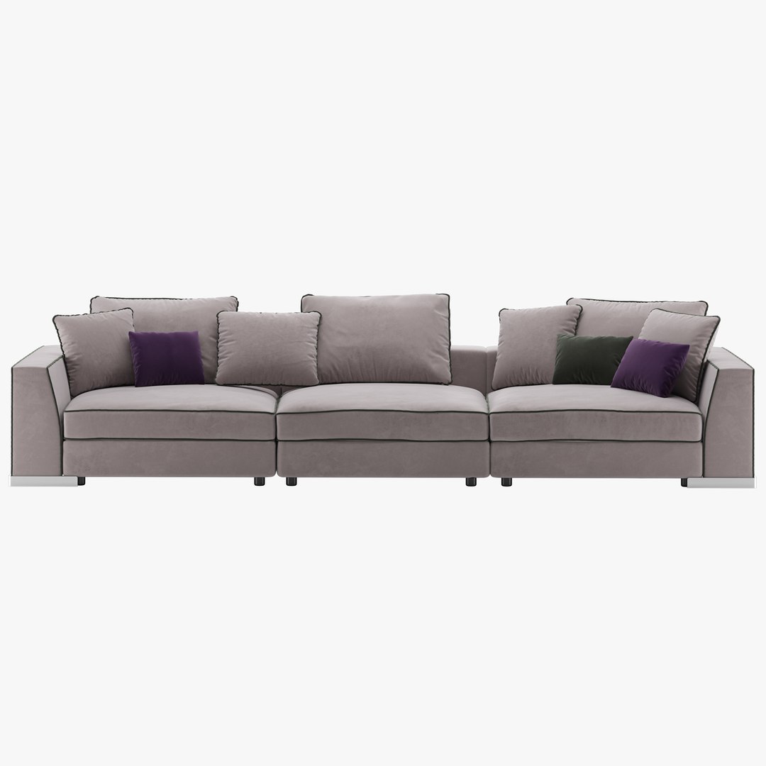 Flexform Armand Sofa 3D Model - TurboSquid 1473370