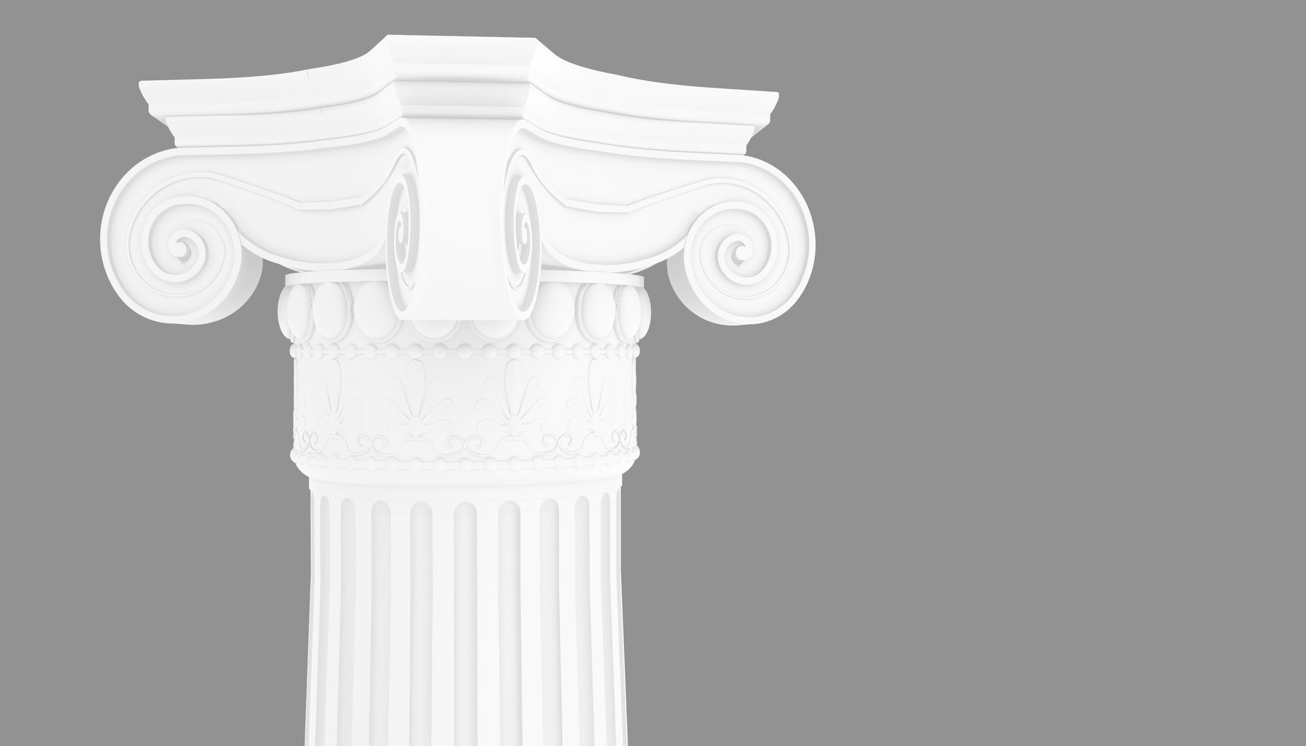 Colonial columns 3D model - TurboSquid 1520464