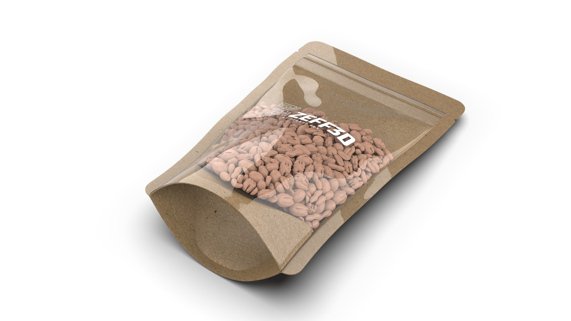 Peanut Packaging Bag 3D Model - TurboSquid 2078708