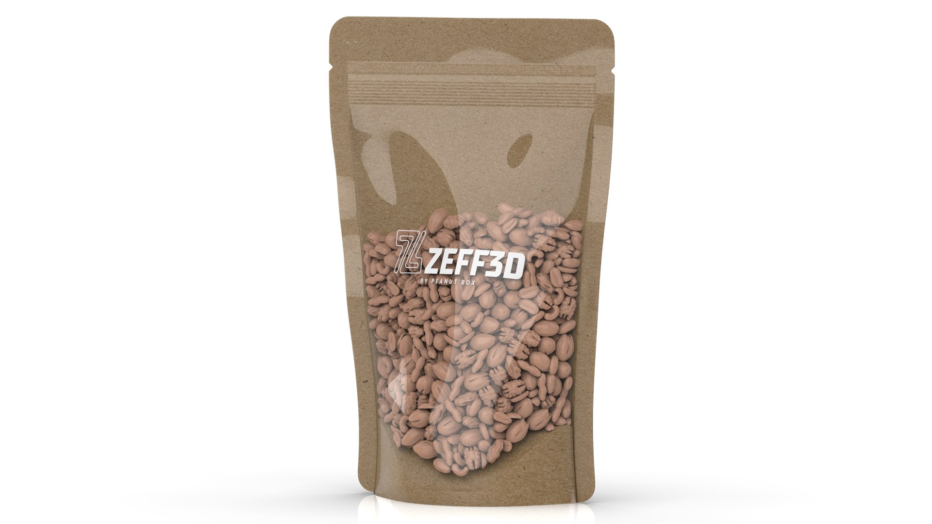 Peanut Packaging Bag 3D Model - TurboSquid 2078708