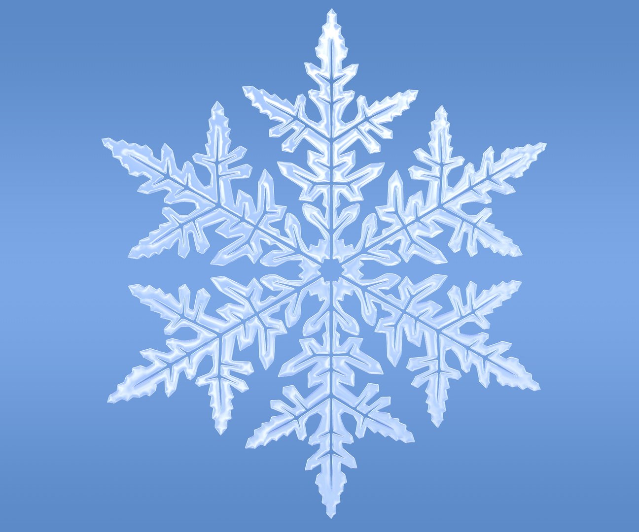 3D Snowflakes Set V1 Model - TurboSquid 1777310