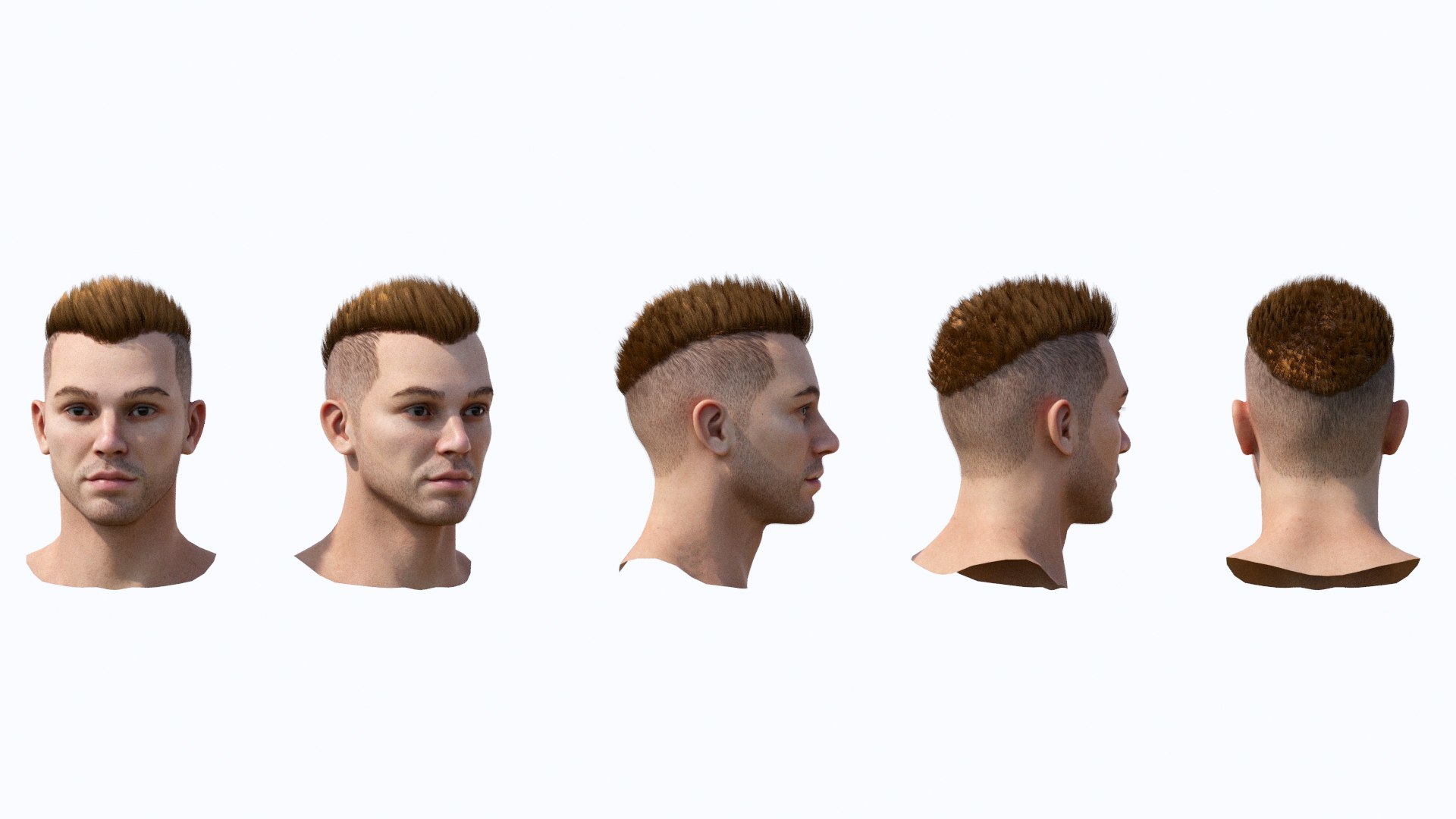 3D Hairstyles - TurboSquid 2390197