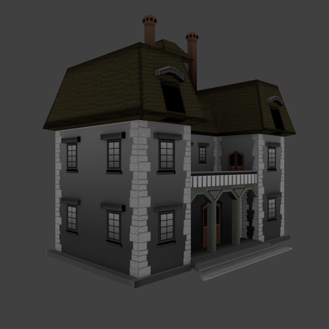 Big House 3d Model
