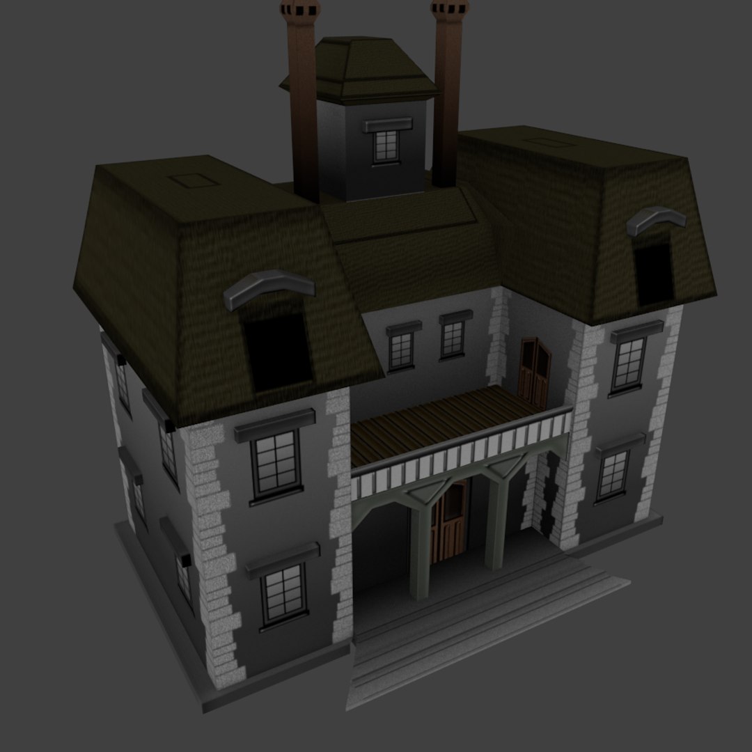 Big House 3d Model