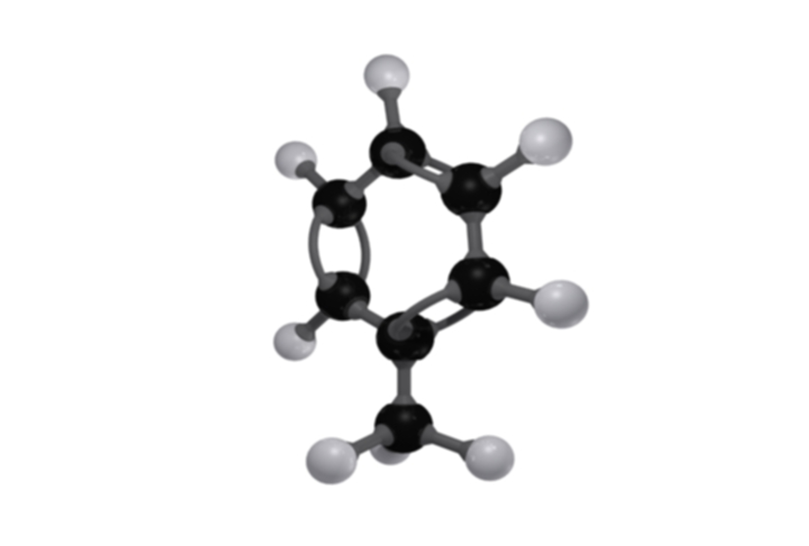 Methylbenzene - Toluene Molecule 3d Max