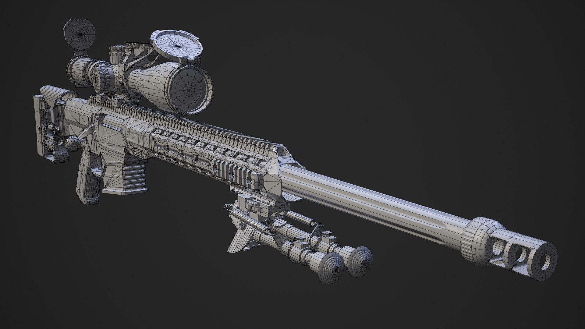 Barrett MK22 3D - TurboSquid 2048292