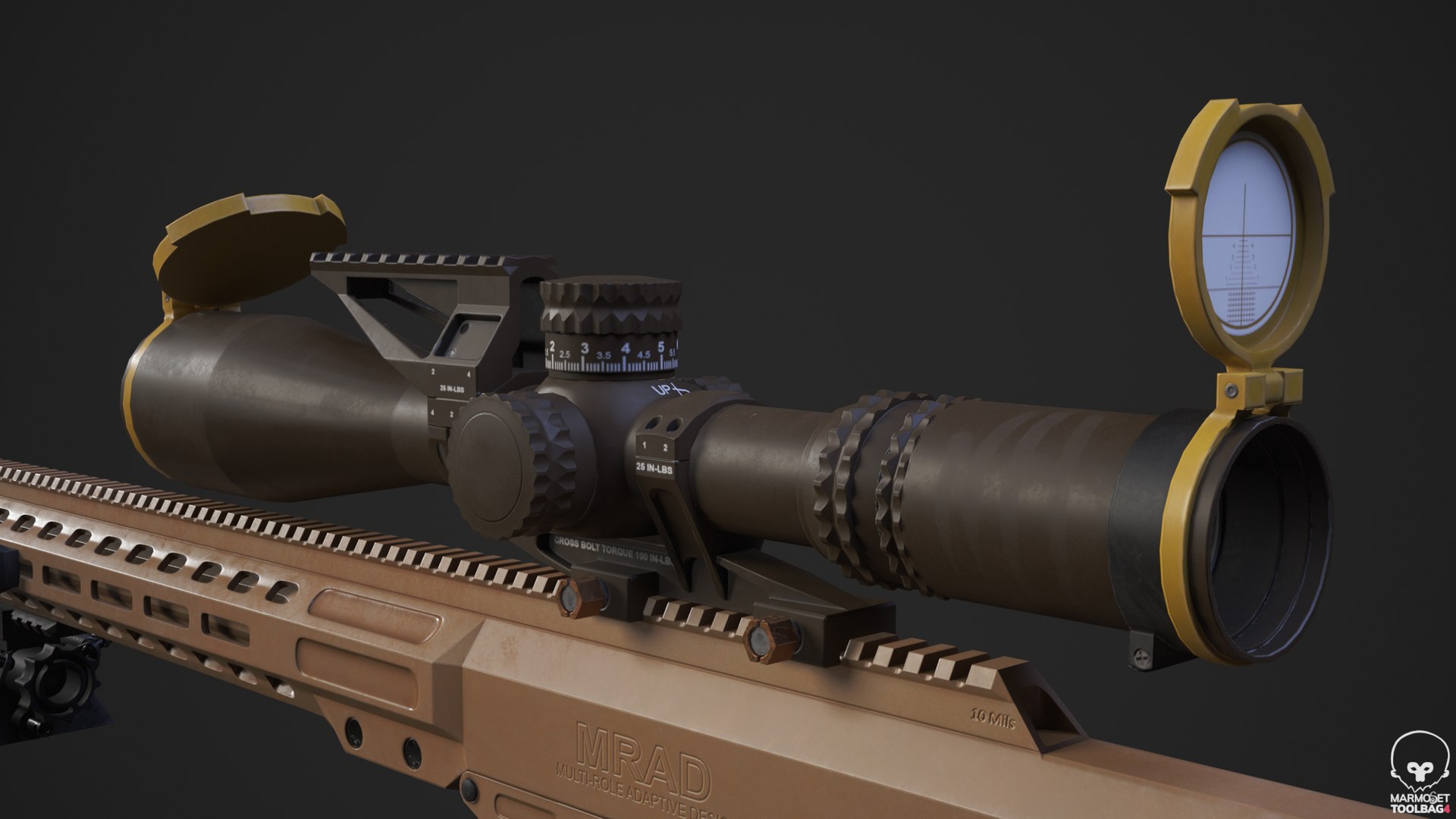 Barrett MK22 3D - TurboSquid 2048292