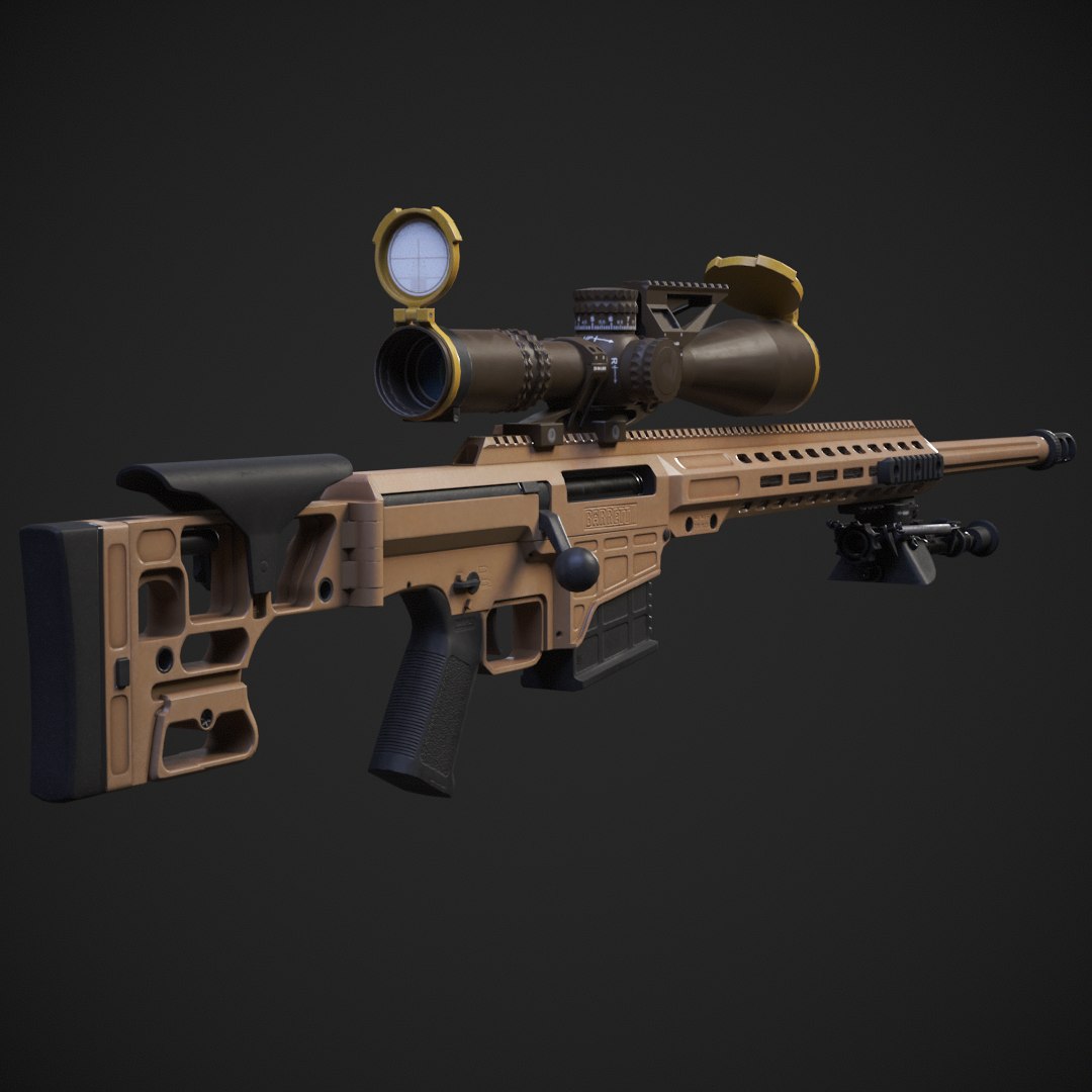 Barrett MK22 3D - TurboSquid 2048292