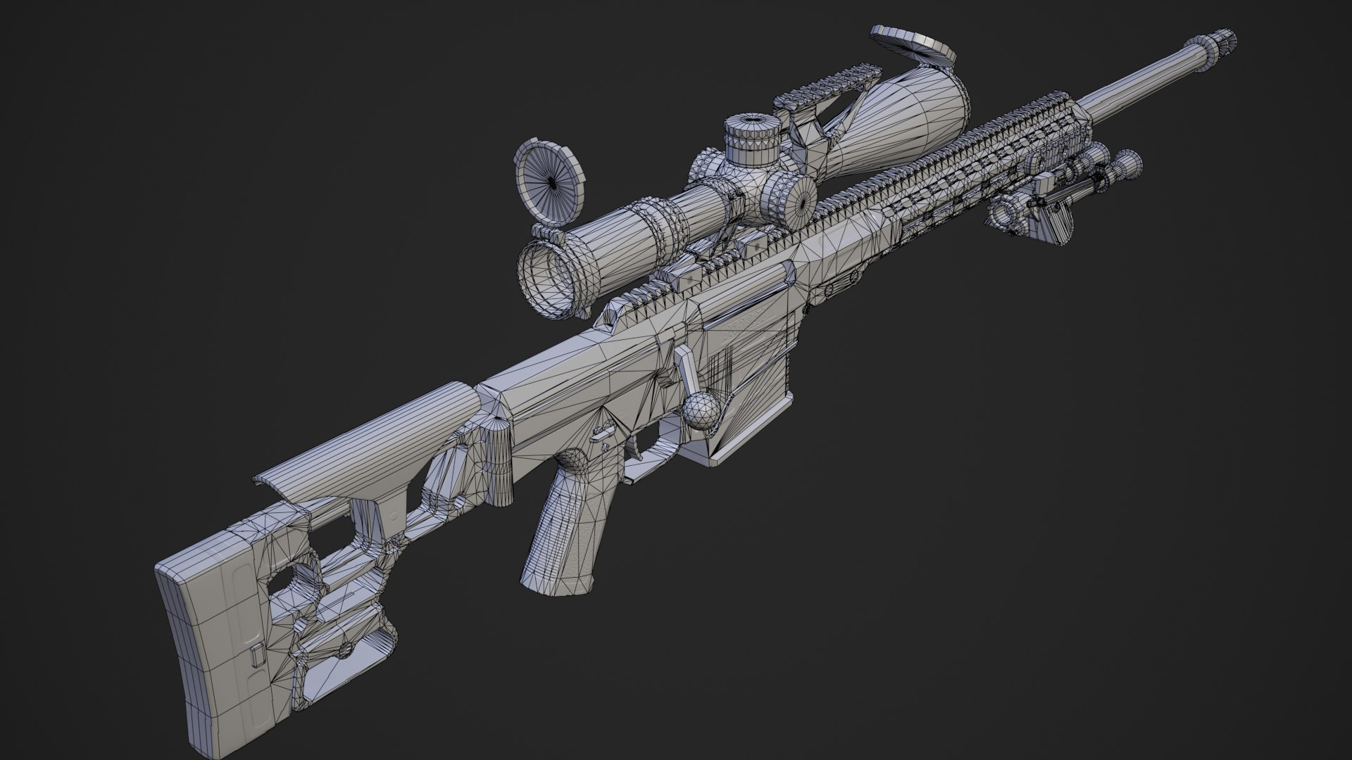 Barrett MK22 3D - TurboSquid 2048292