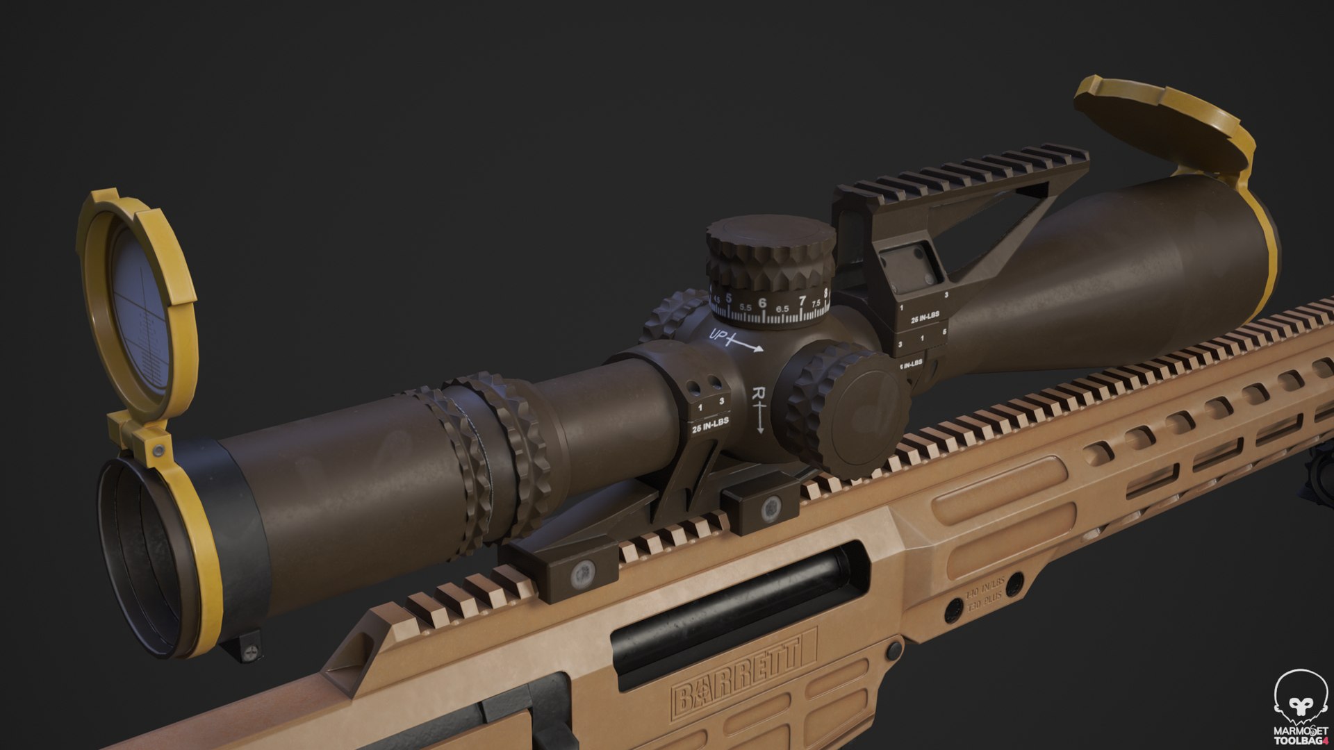 Barrett MK22 3D - TurboSquid 2048292