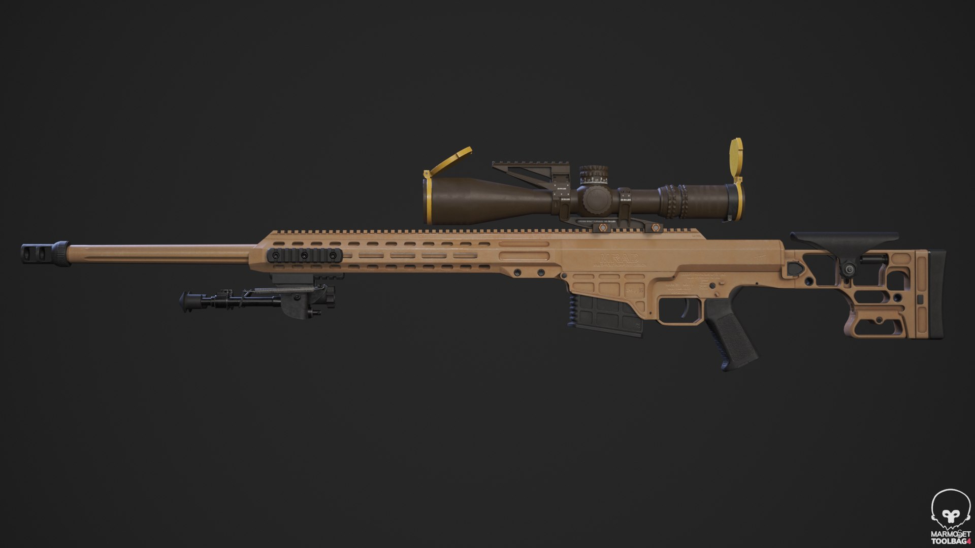 Barrett MK22 3D - TurboSquid 2048292