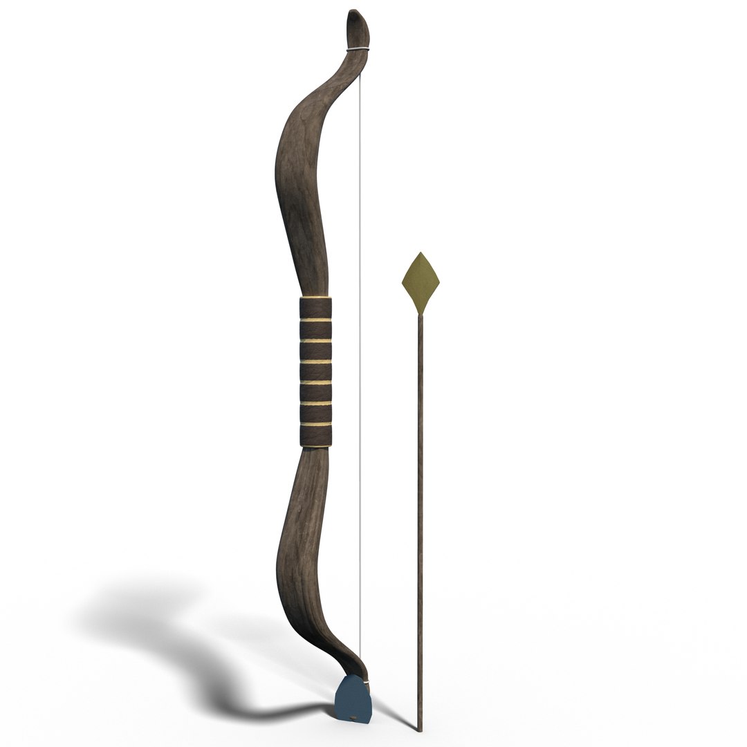 3D Model Bow Arrow - TurboSquid 2059608