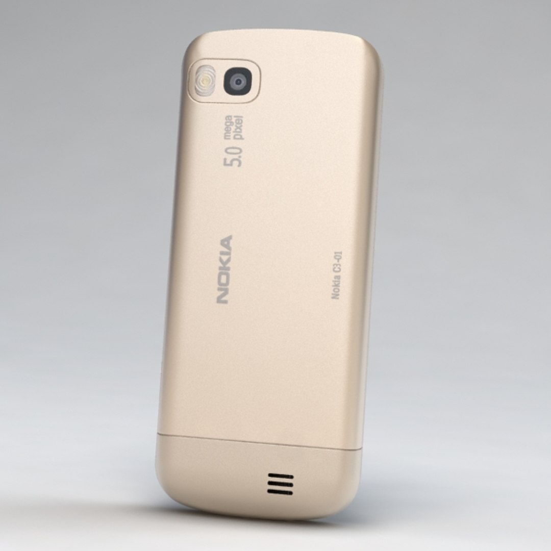 3d Model Nokia -01 Touch Type