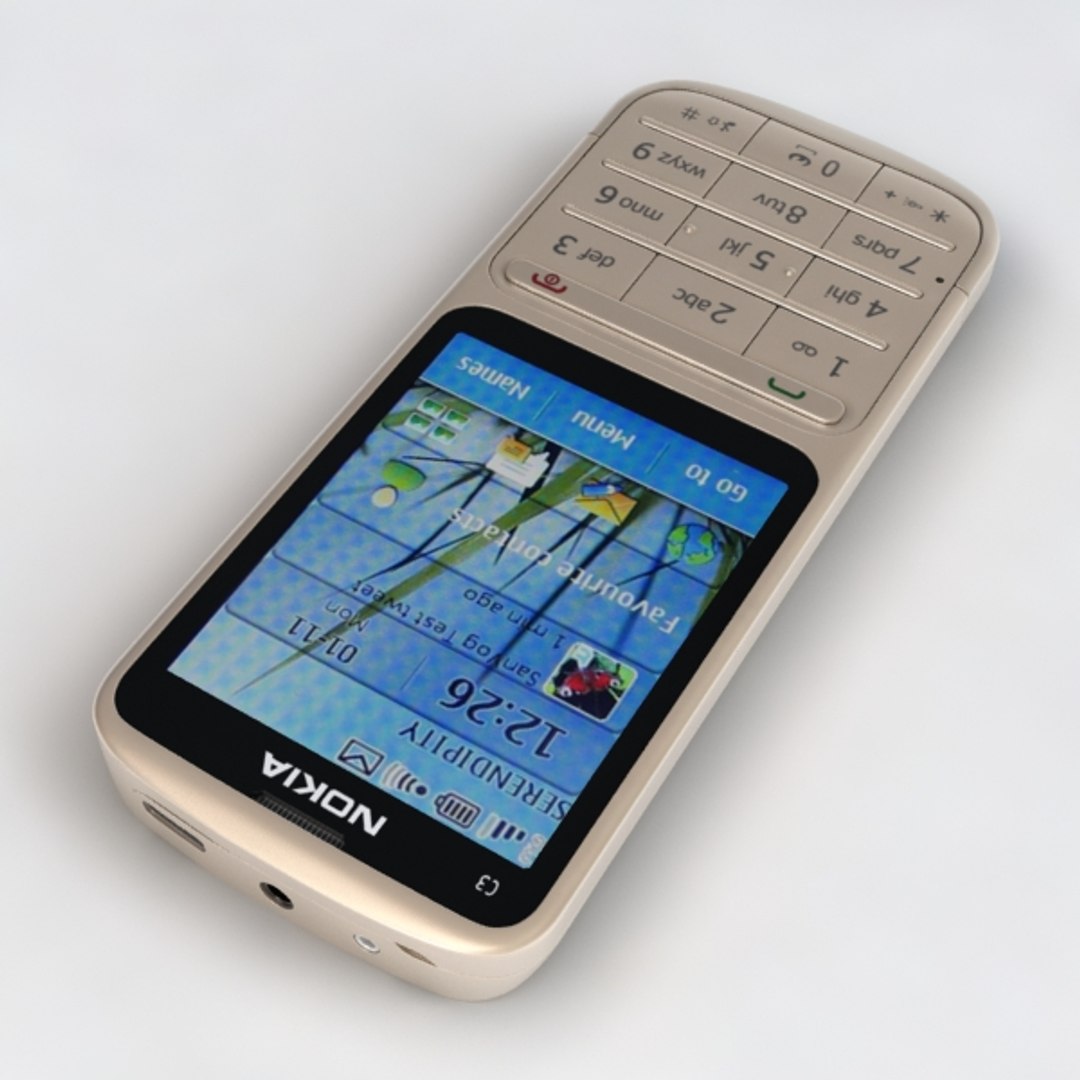 3d Model Nokia -01 Touch Type