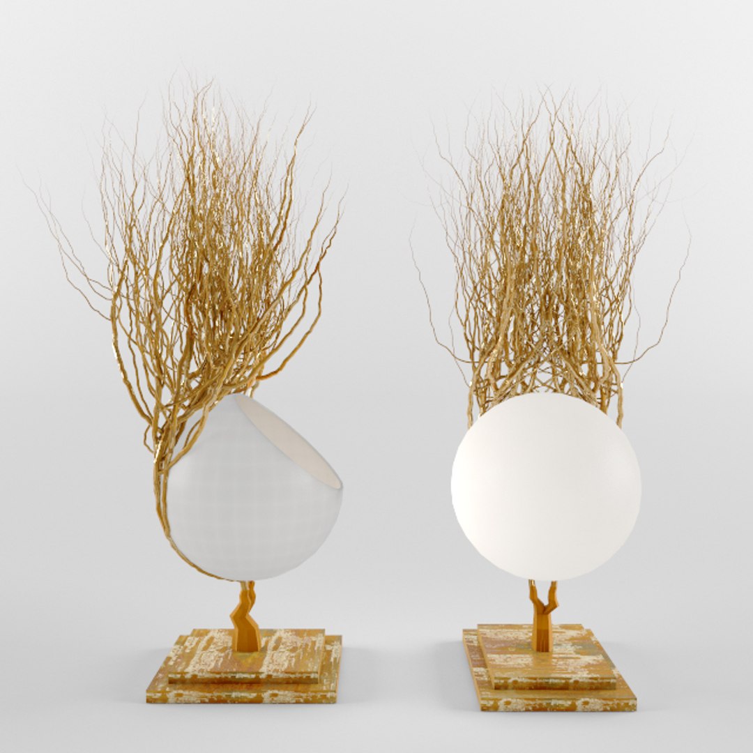 Free Tree Lamp 3d Model